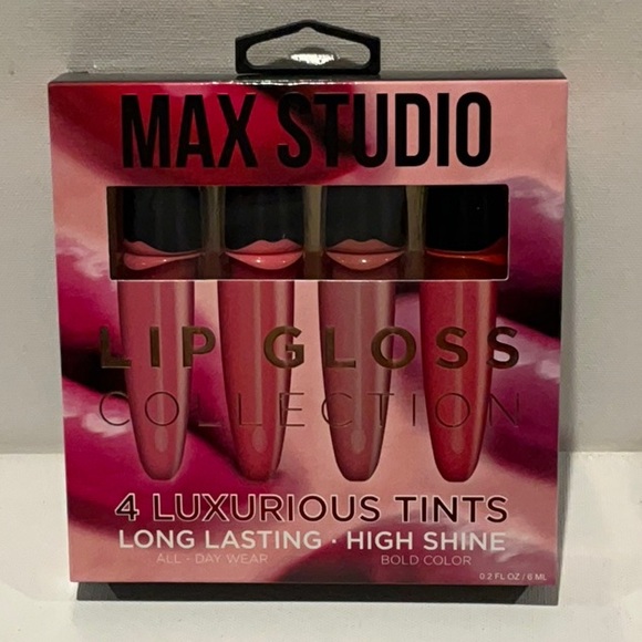 Max Studio | Makeup | Max Studio 4 Pieces Lip Gloss Collection With ...